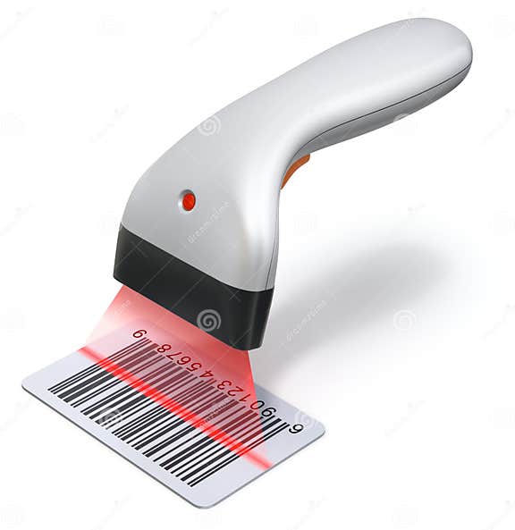 Bar code scanner stock illustration. Illustration of price - 60636076