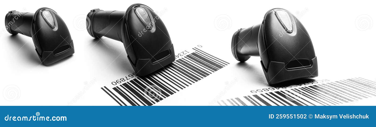 Bar Code Scanner Set. Retail Label Barcode Scan. Reader Laser Scanner ...