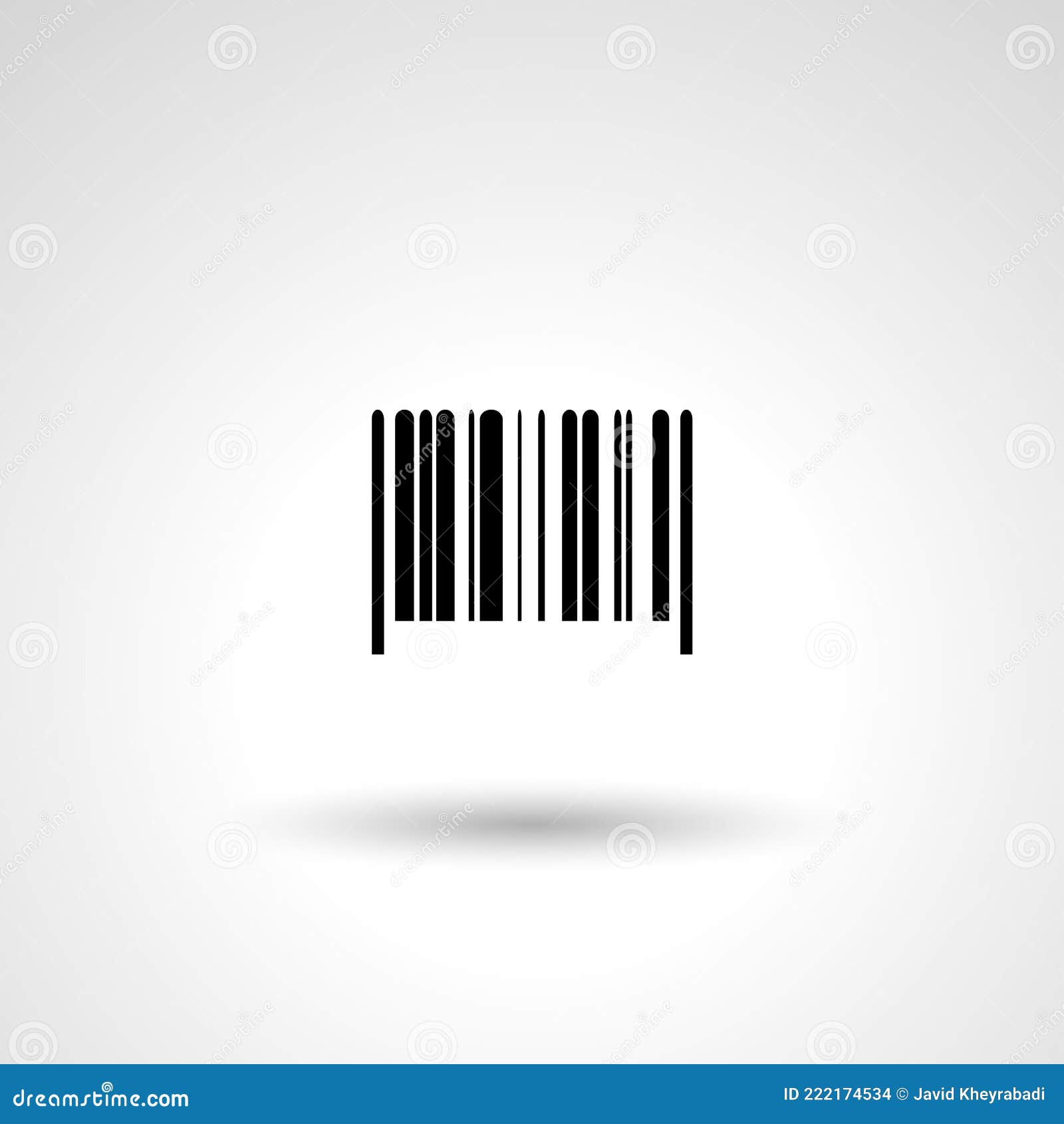 Bar Code Sign. Bar Code Isolated Simple Icon Stock Vector ...