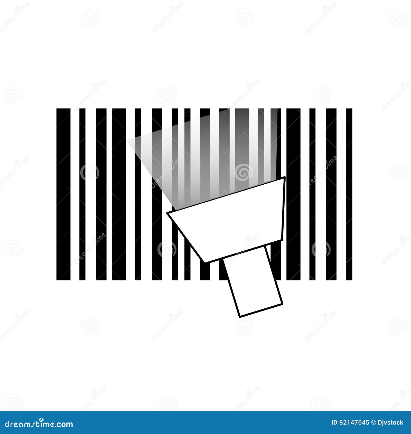 Bar code symbol stock vector. Illustration of commerce - 82147645