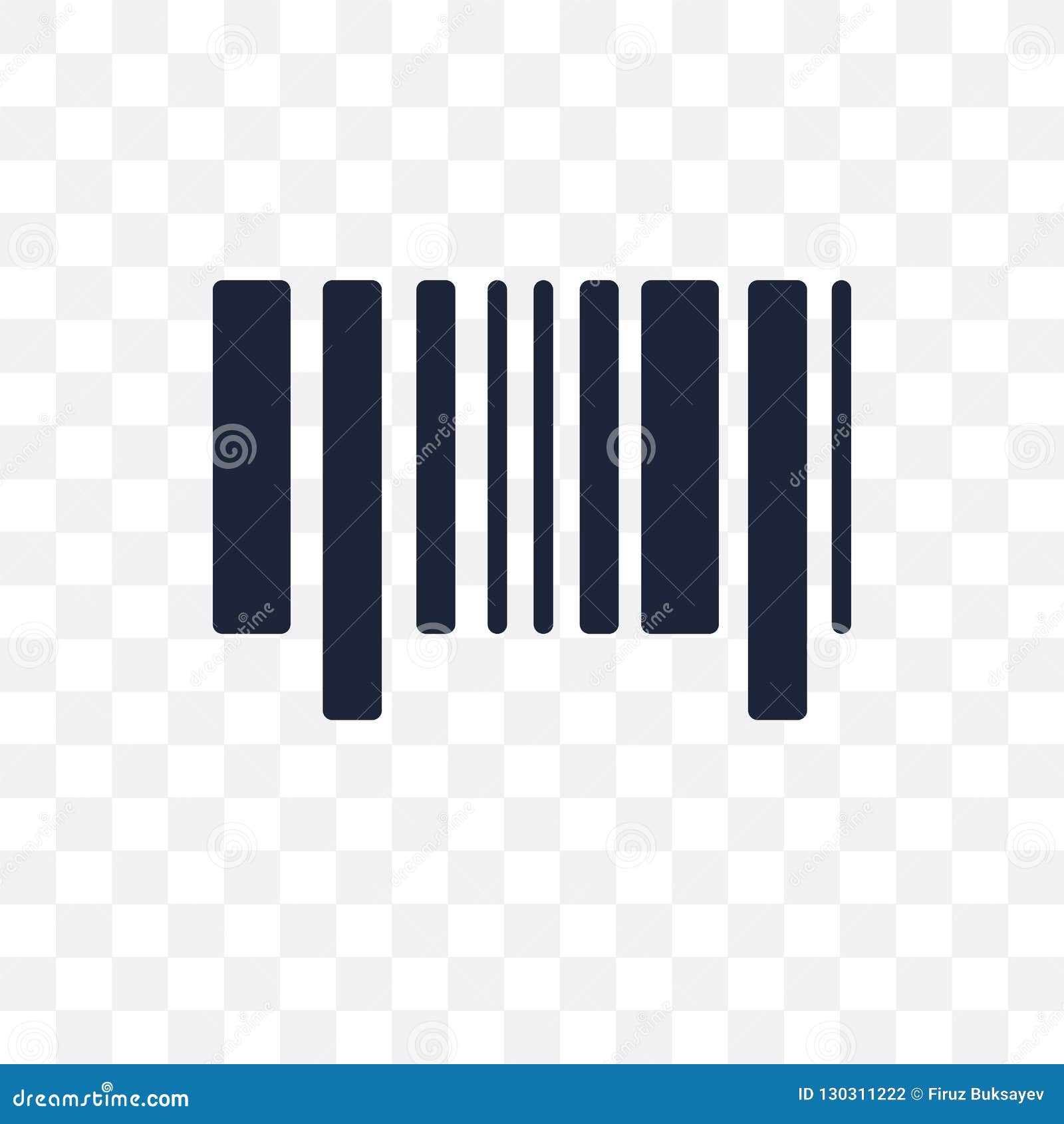 Bar Code Transparent Icon. Bar Code Symbol Design from Delivery Stock ...