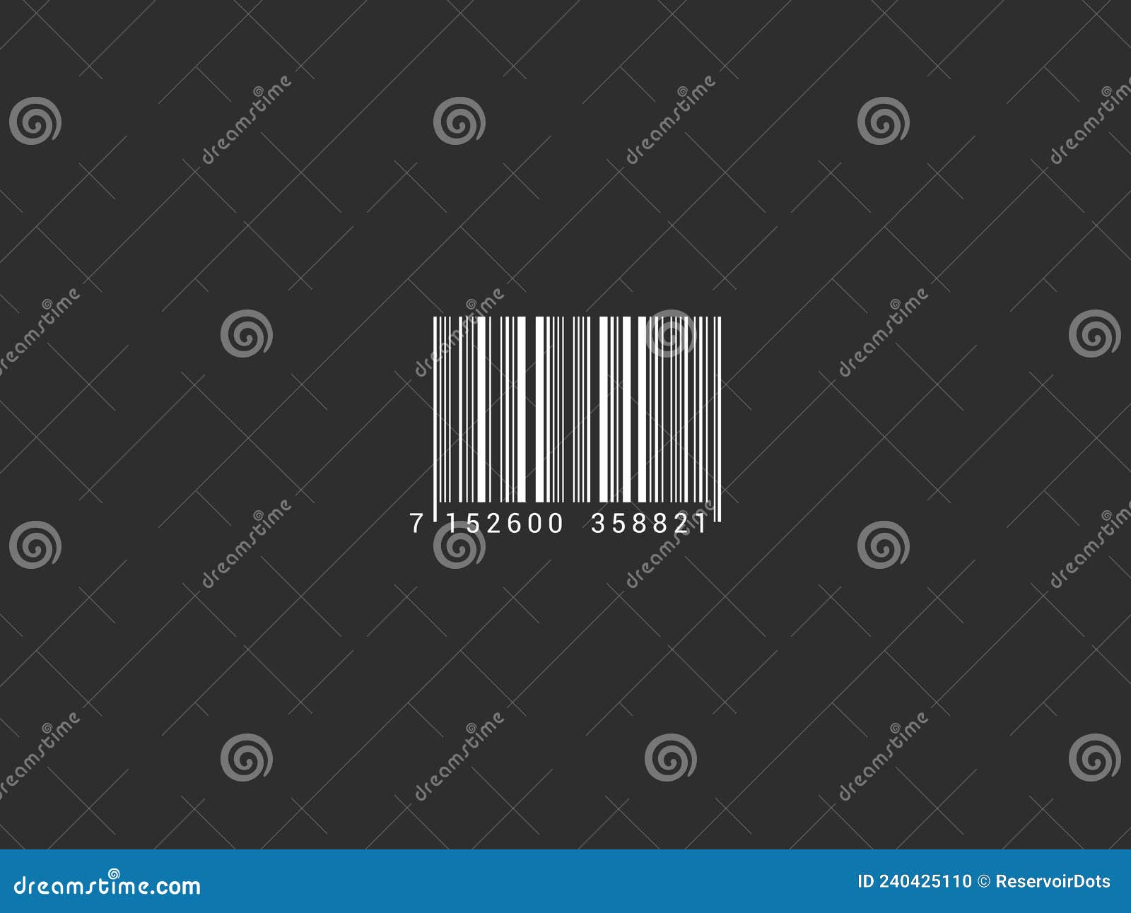 Bar Code Vector Black Background Icon Stock Vector - Illustration of ...
