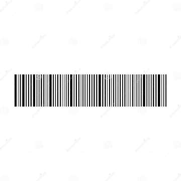 Bar Code Vector Cartoon Icon. Vector Illustration Barcode on White ...