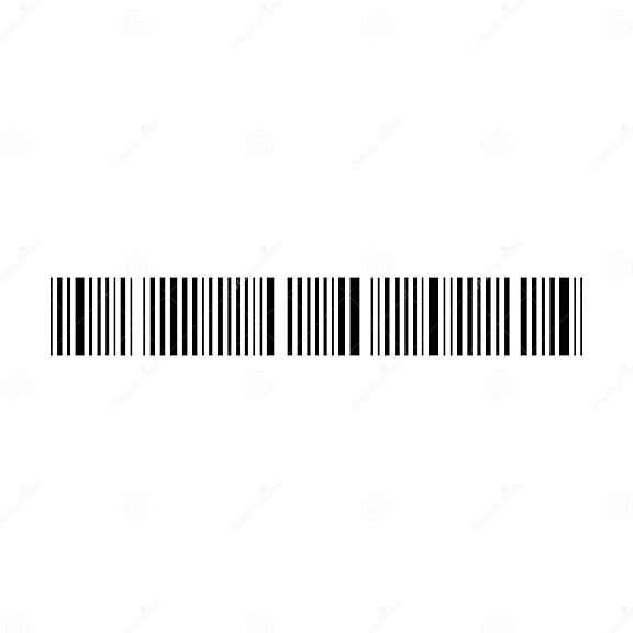 Bar Code Vector Cartoon Icon. Vector Illustration Barcode on White ...