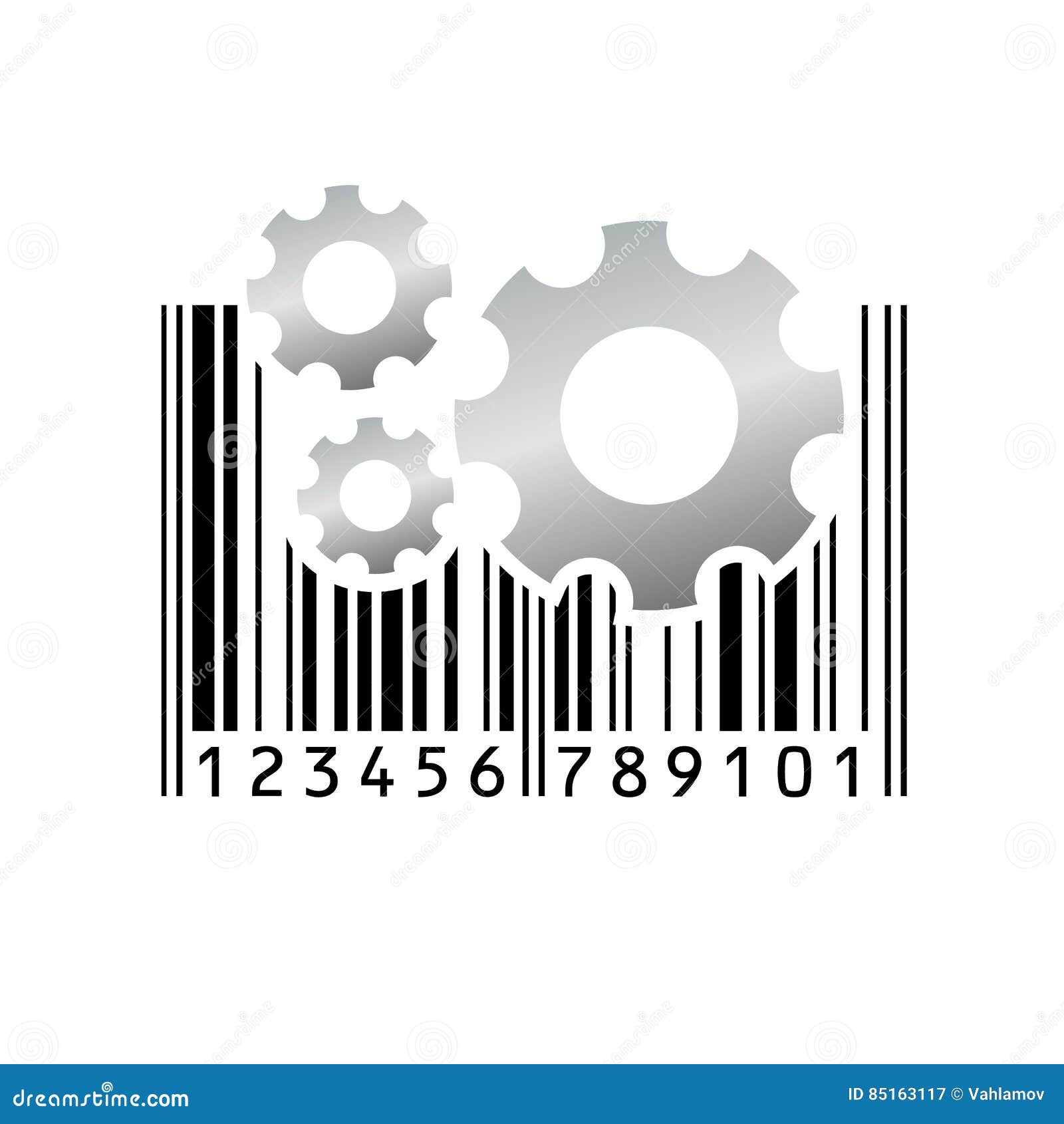 Bar Code. Vector Illustration Stock Vector - Illustration of industrial ...