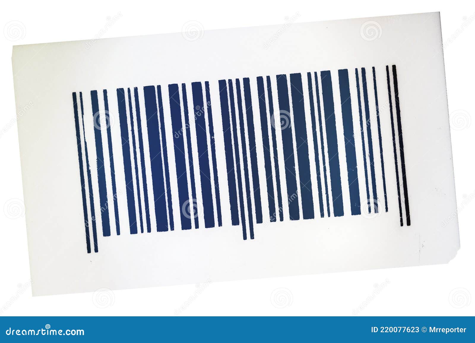 Bar code on the white stock image. Image of monochrome - 220077623