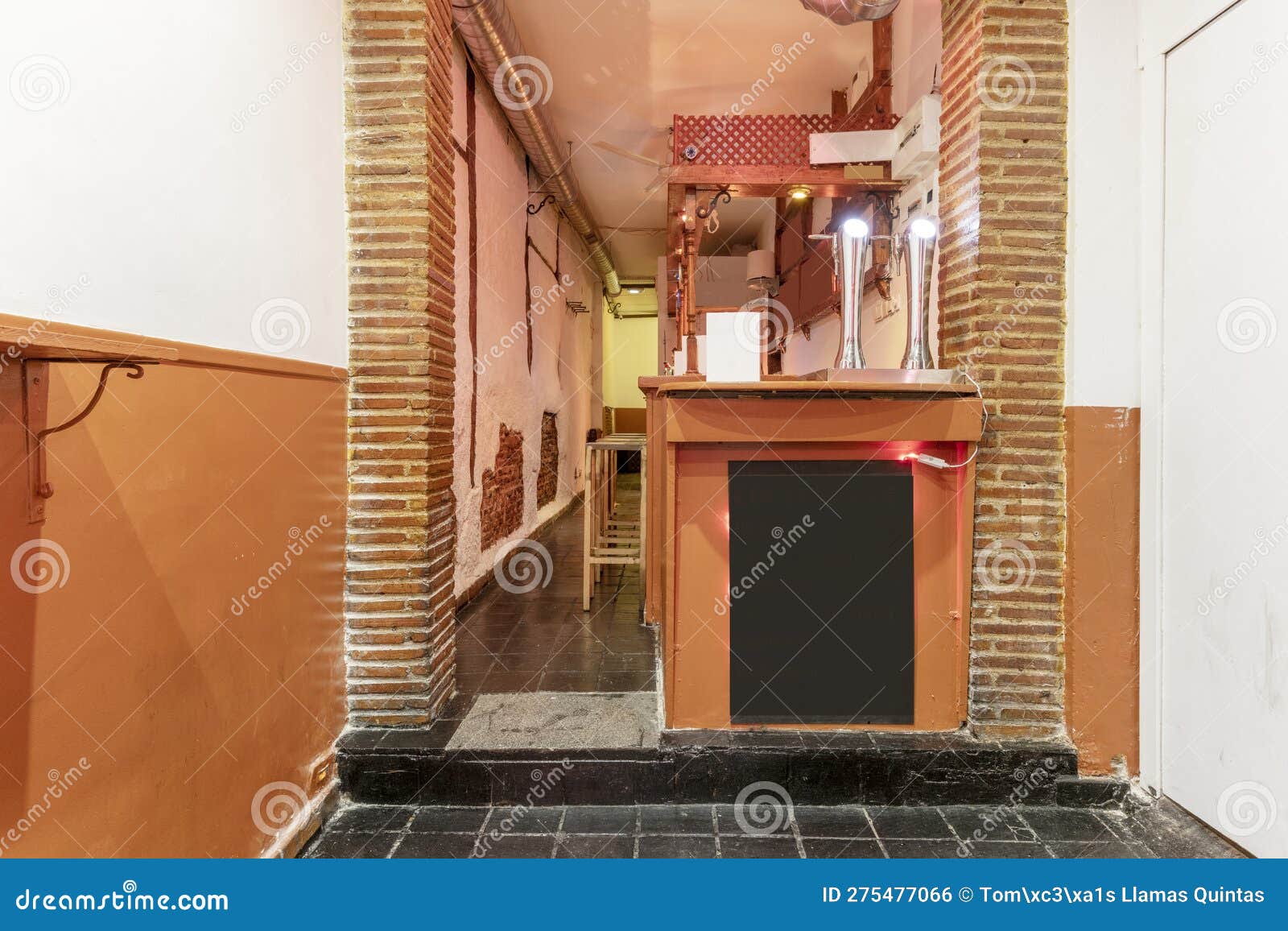 A bar counter of a seedy stock photo. Image of culture - 275477066