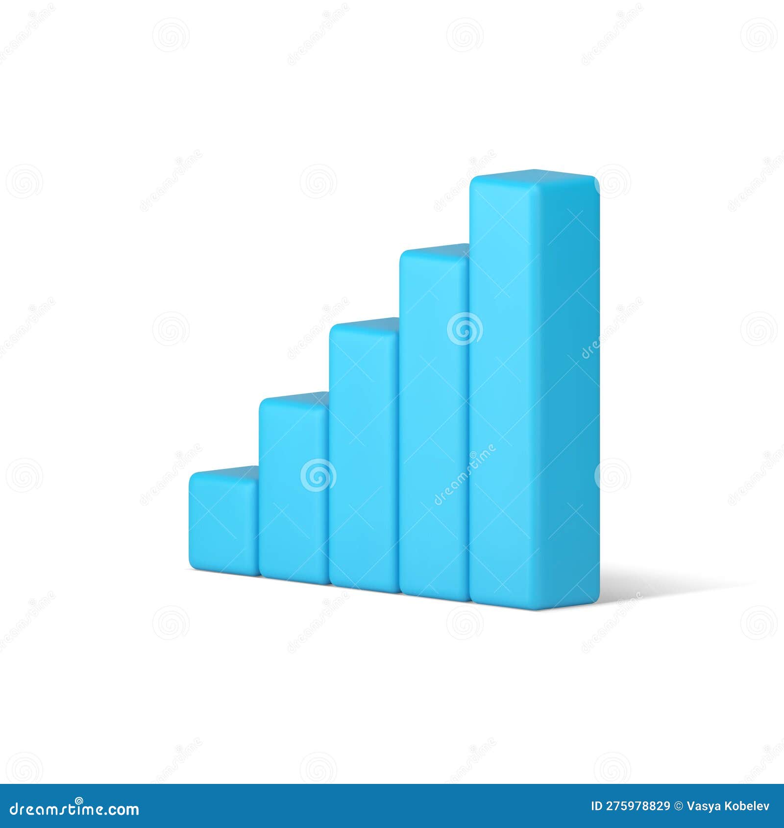 Bar Diagram Blue Chart Growth Column Structure Scale Data Visualization ...