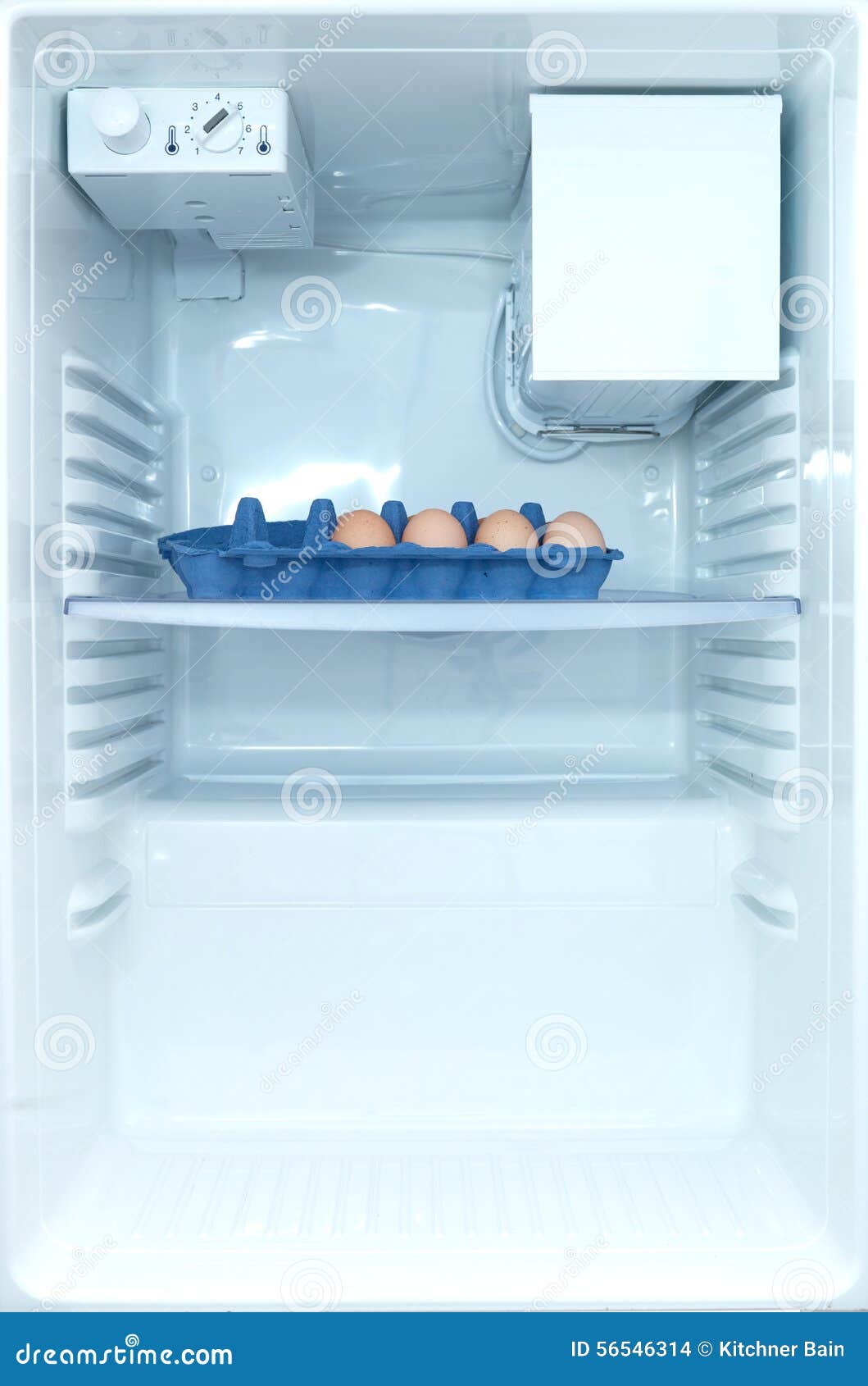 Bar Fridge stock photo. Image of natural, inside, empty - 56546314