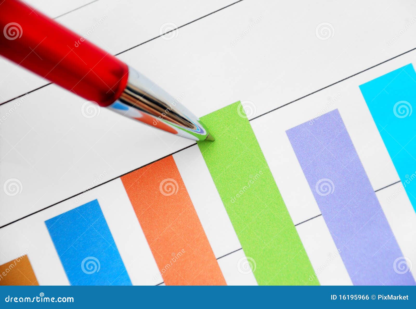 Bar graph stock photo. Image of close, document, earnings - 16195966