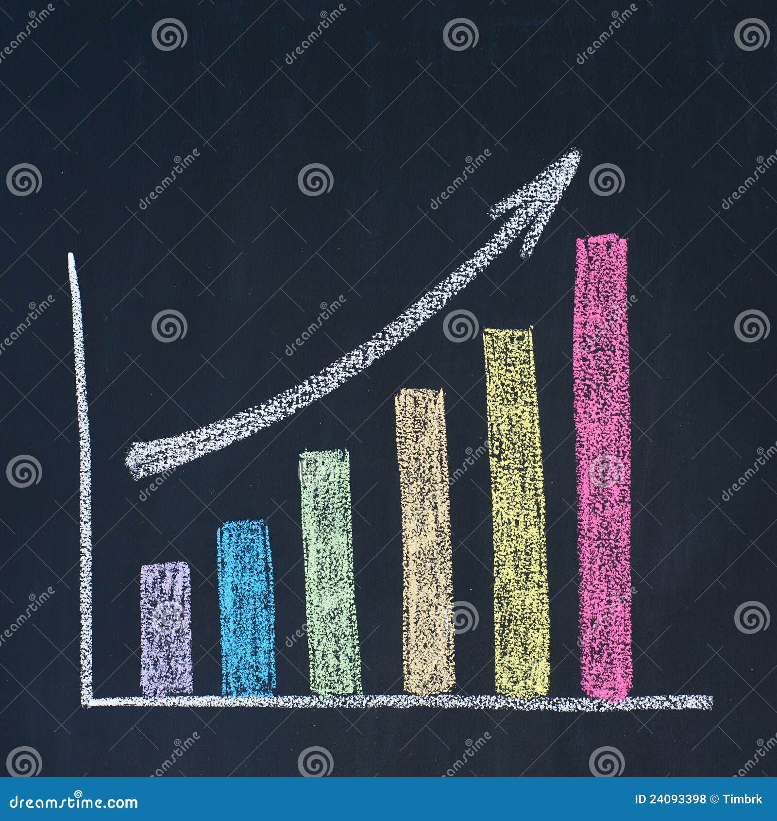 Bar graph stock photo. Image of development, graphic - 24093398