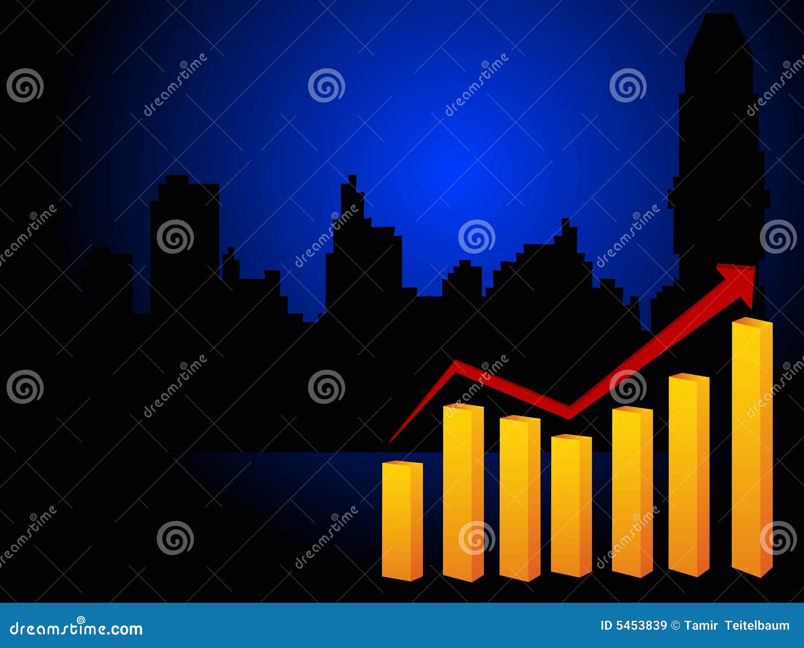 Bar Graph Picture. Image: 5453839