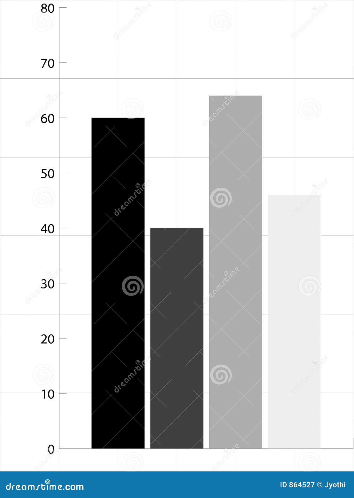 Bar graph stock illustration. Illustration of shares, accounting - 864527