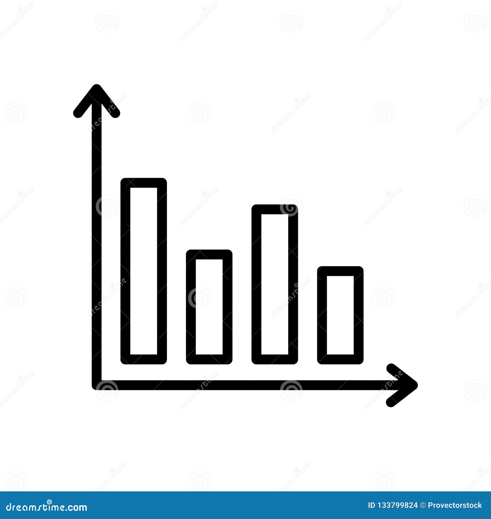 Bar Graph Icon Vector Isolated on White Background, Bar Graph Si Stock ... Bar Graph Icon Vector Isolated on White Background, Bar Graph Si Stock ...