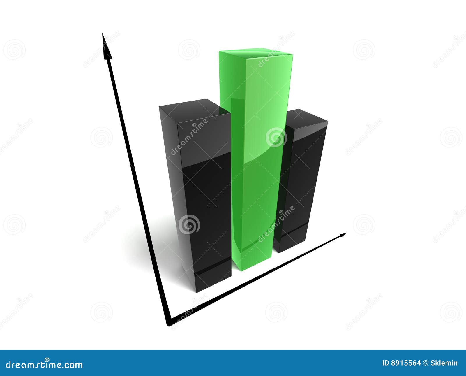 Bar graph illustration stock illustration. Illustration of chart - 8915564