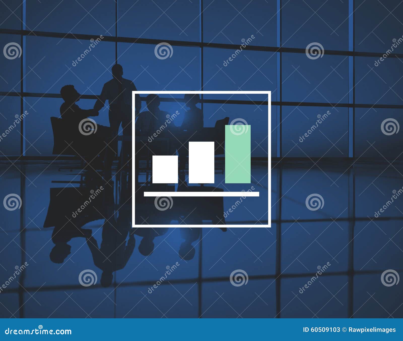 Bar Graph Marketing Analyzing Growth Increase Concept Stock ...