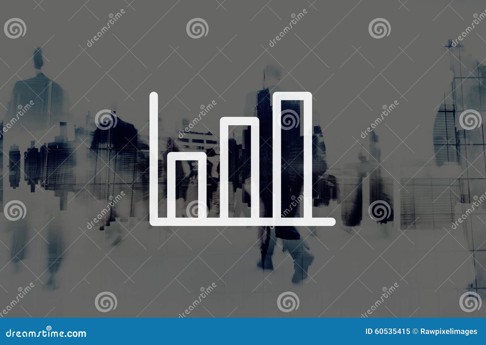Bar Graph Marketing Analyzing Growth Increase Concept Stock Image ...