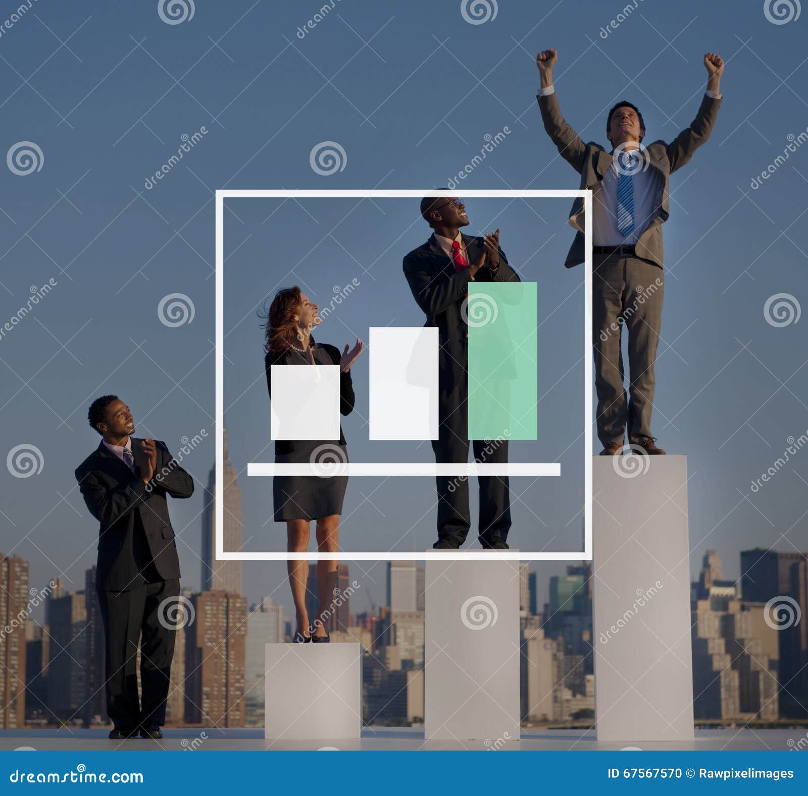 Bar Graph Marketing Analyzing Growth Increase Concept Stock Photo ...