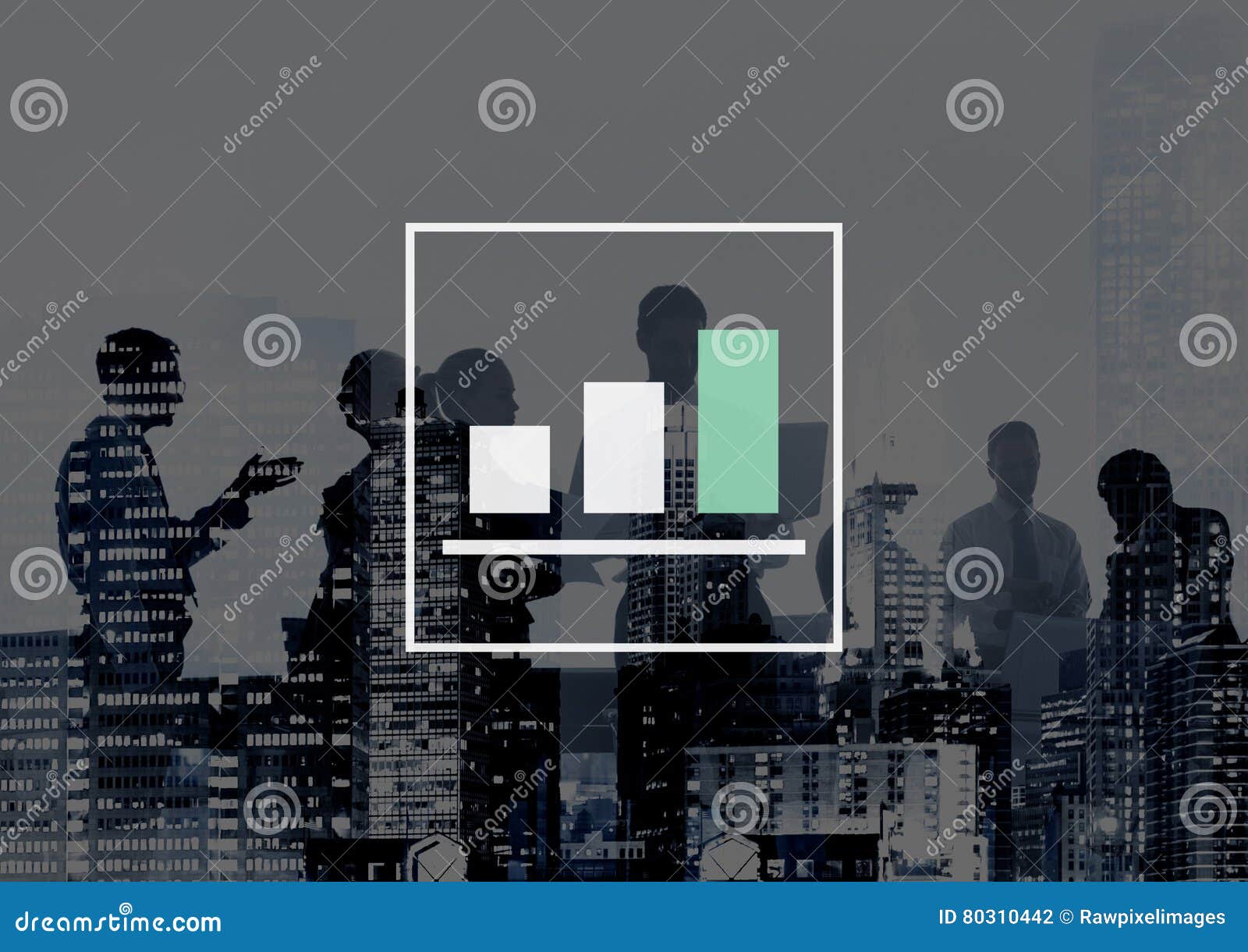 Bar Graph Marketing Analyzing Growth Increase Concept Stock ...