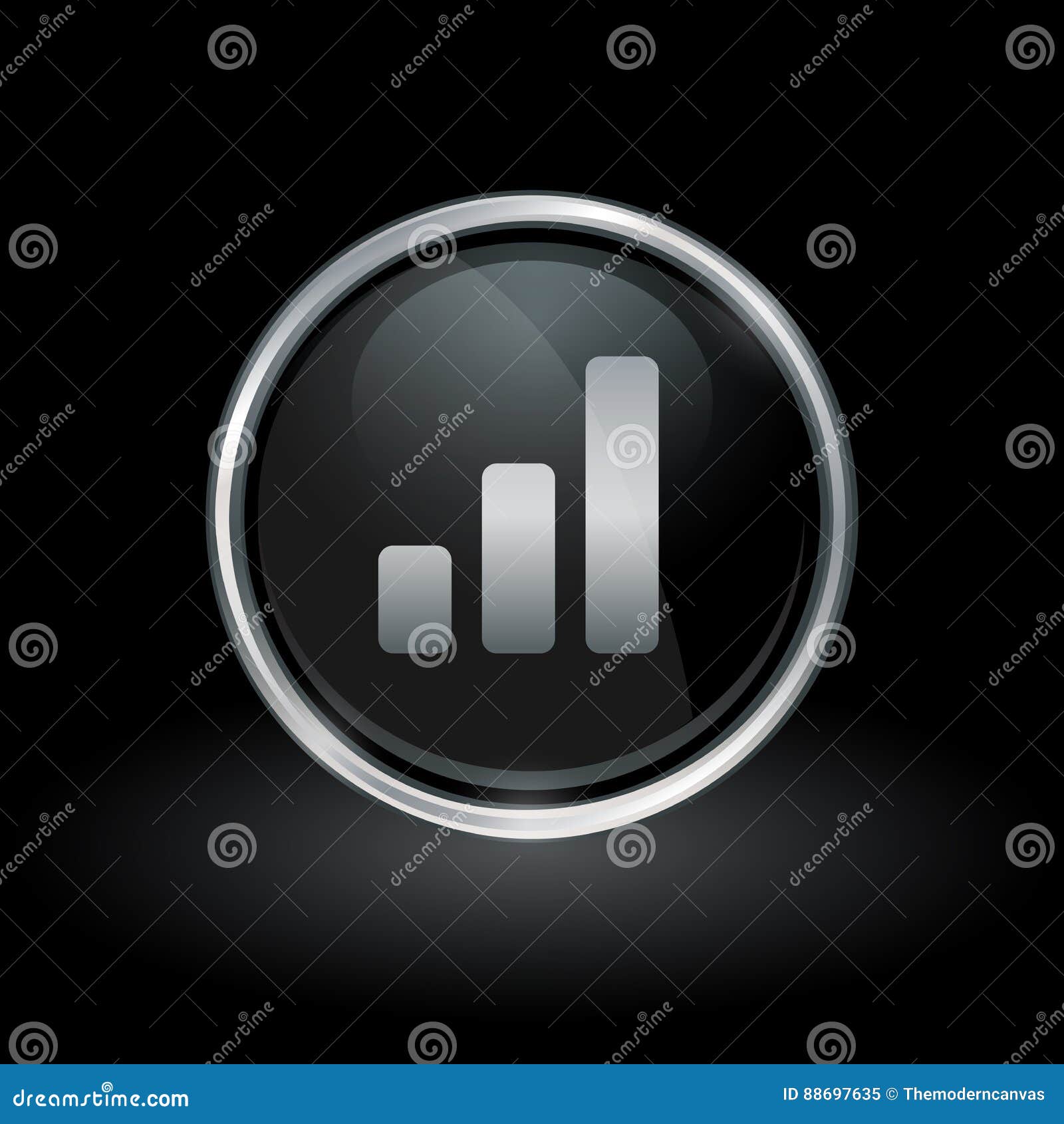 3d Progress Bar Inside Gantt Chart Box Stock Illustration ...