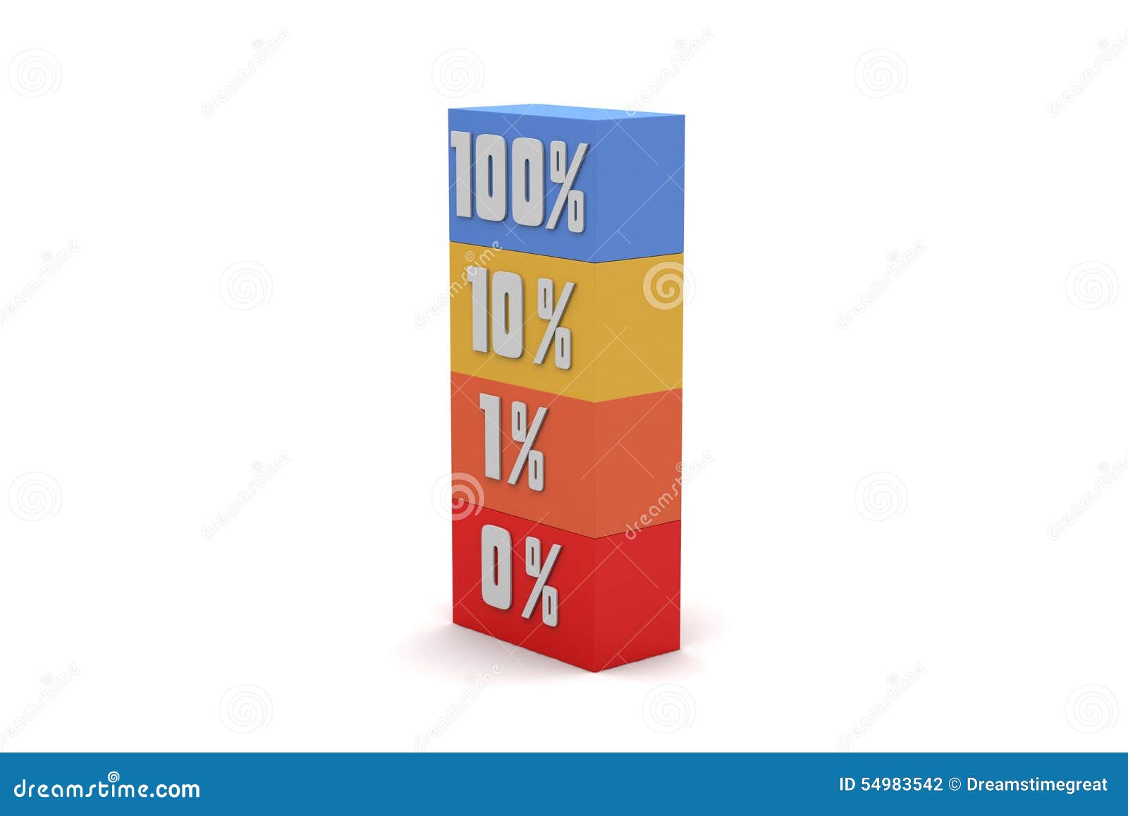 Bar Graph Showing a Steady Rise with Years Stock Illustration ...