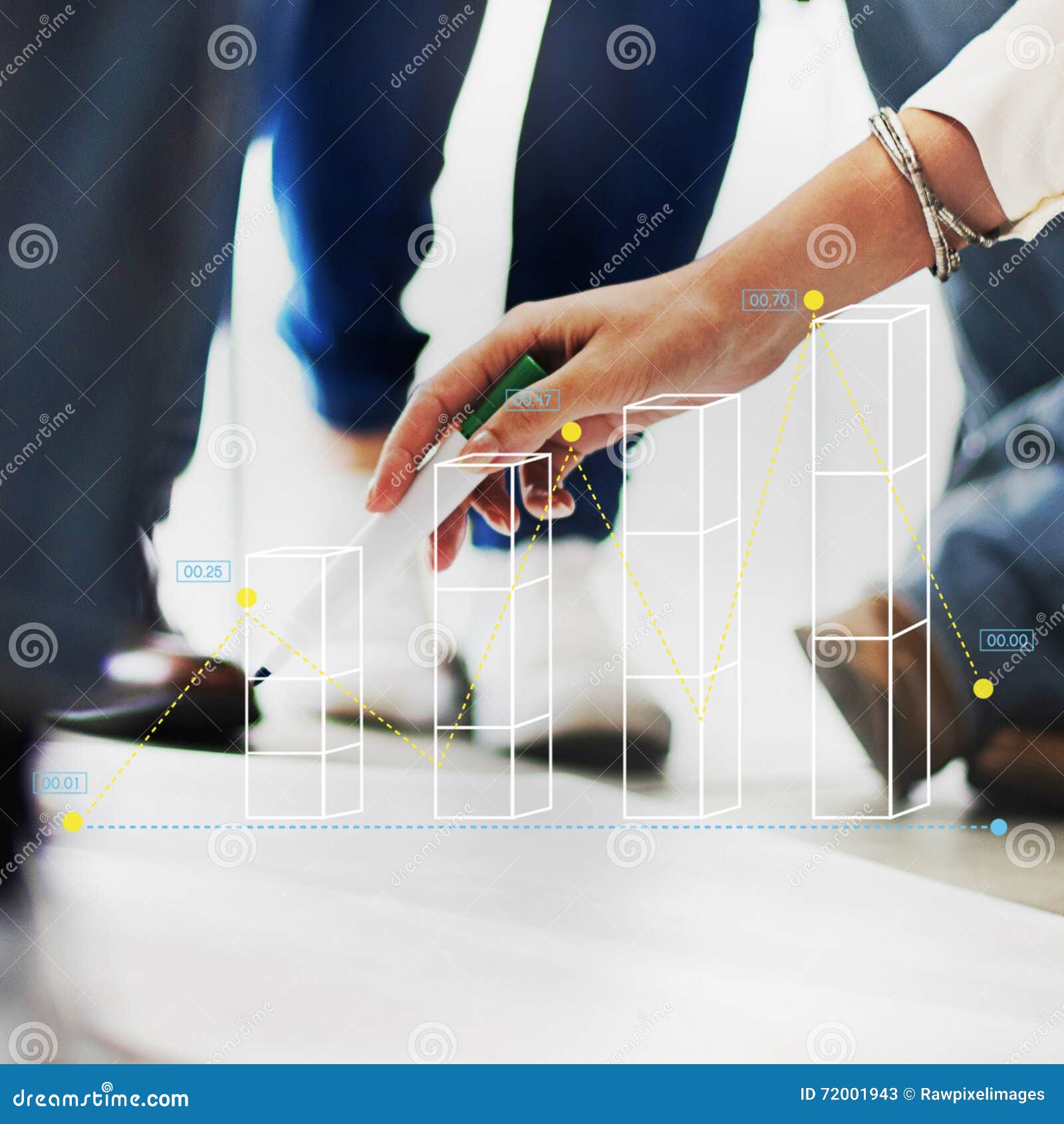 Bar Graph Statistics Analysis Business Concept Stock Image - Image of ...
