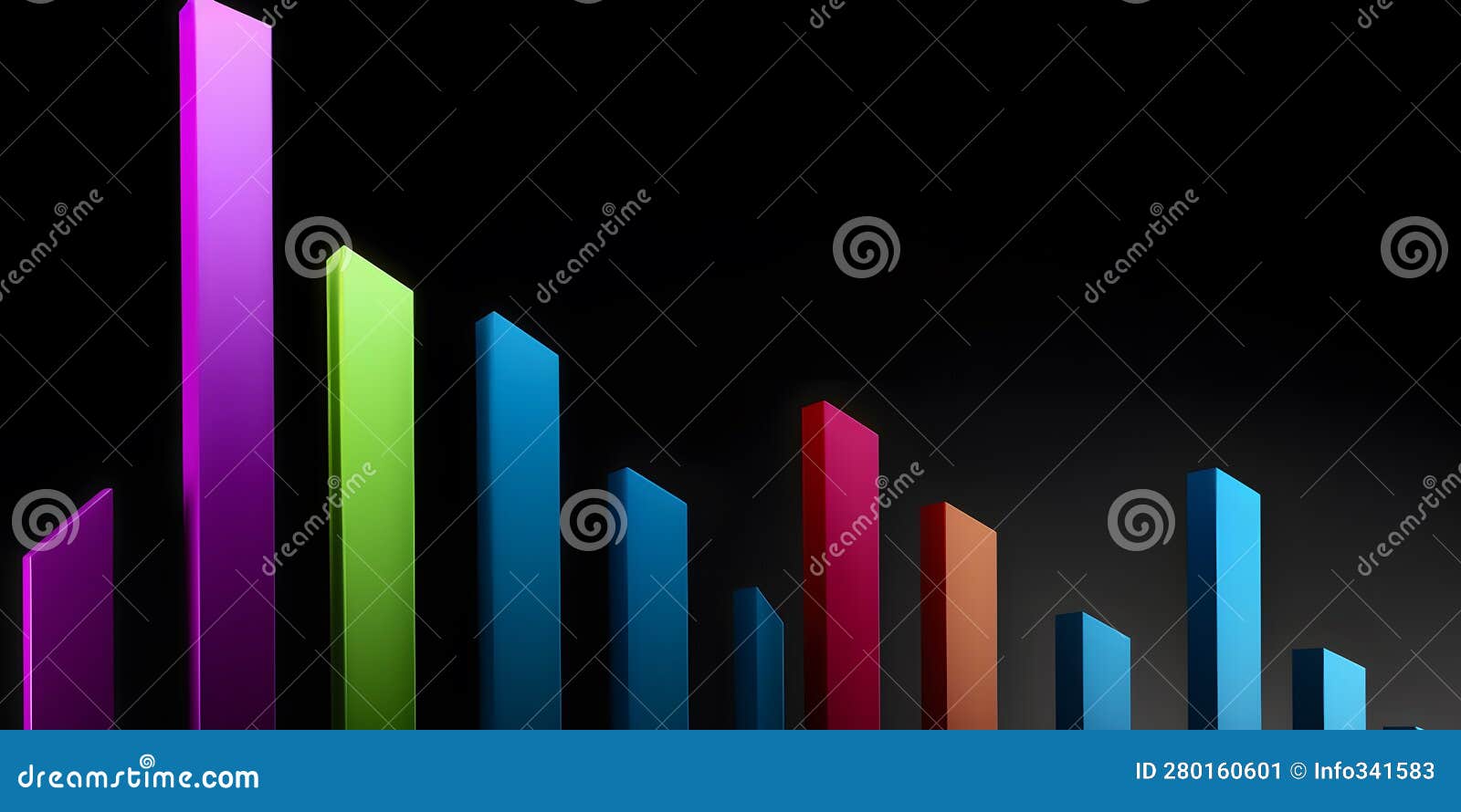 Bar Graph Trending Upwards Two Generative AI Stock Illustration ...