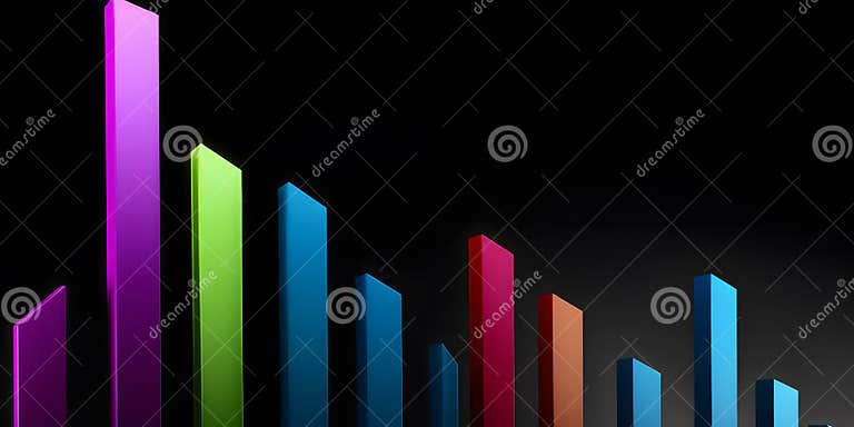 Bar Graph Trending Upwards Two Generative AI Stock Illustration ...