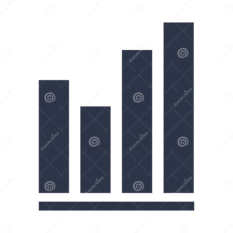 Bar Graph. Vector Illustration Decorative Design Stock Vector - Illustration of information ...