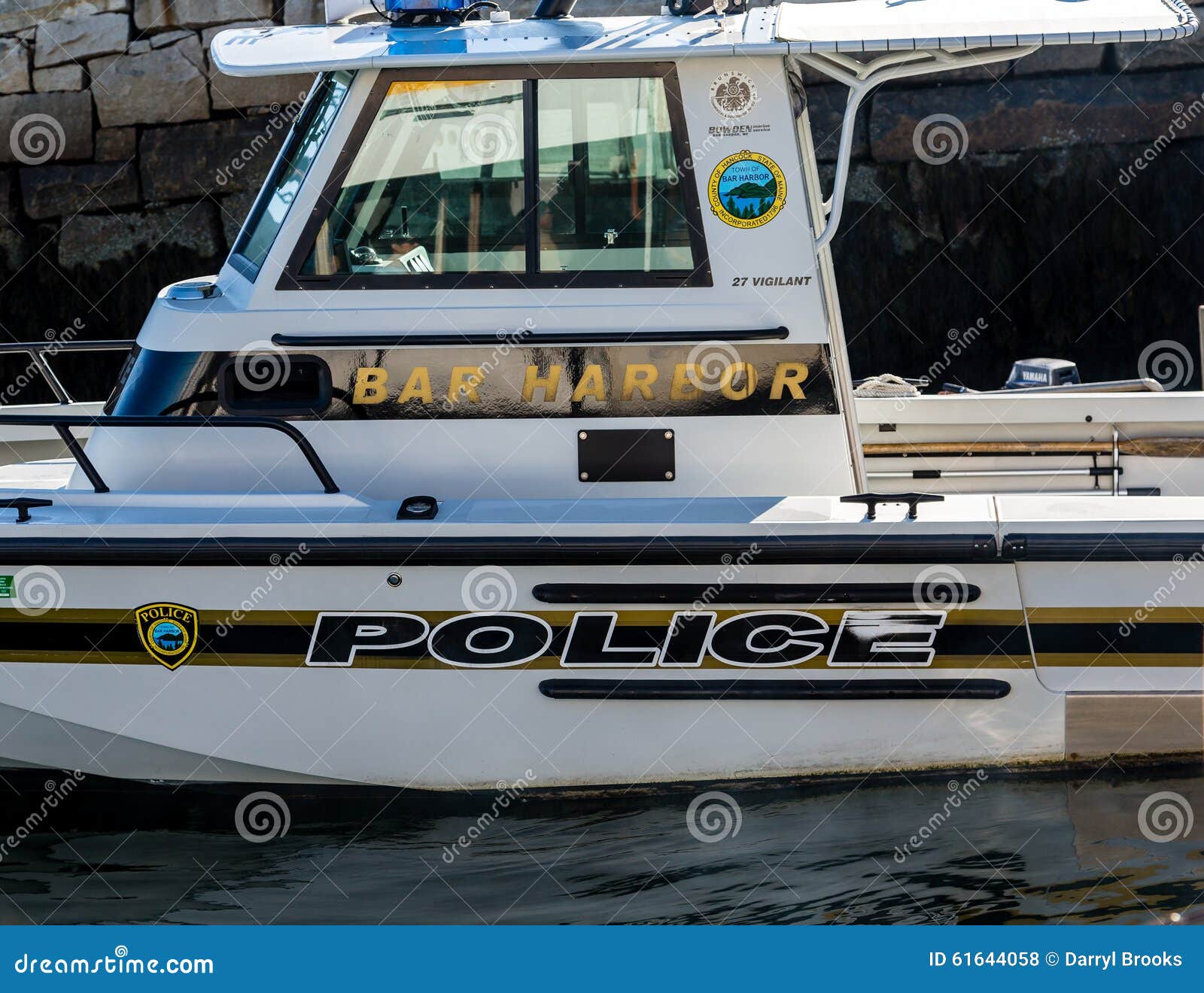 Bar Harbor Police Boat Stock Photos - Free & Royalty-Free Stock Photos ...