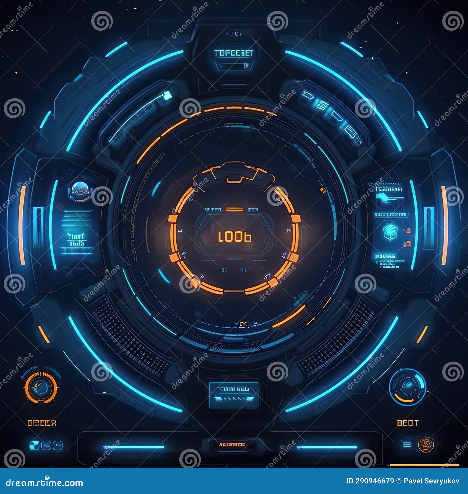 Bar Hud Elements Ai Generated Stock Image - Image of advertising ...