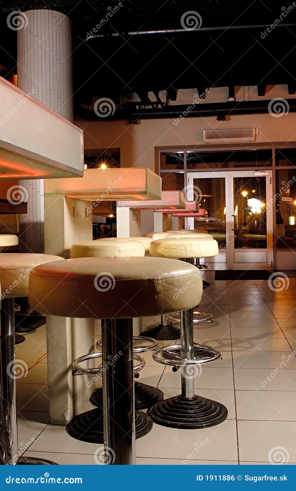 Bar interior stock photo. Image of dining, meal, illuminated - 1911886