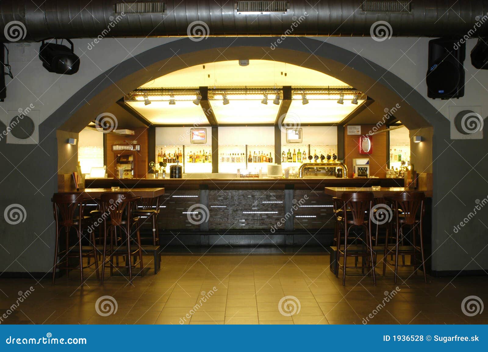 Bar interior stock photo. Image of comfortable, domestic - 1936528