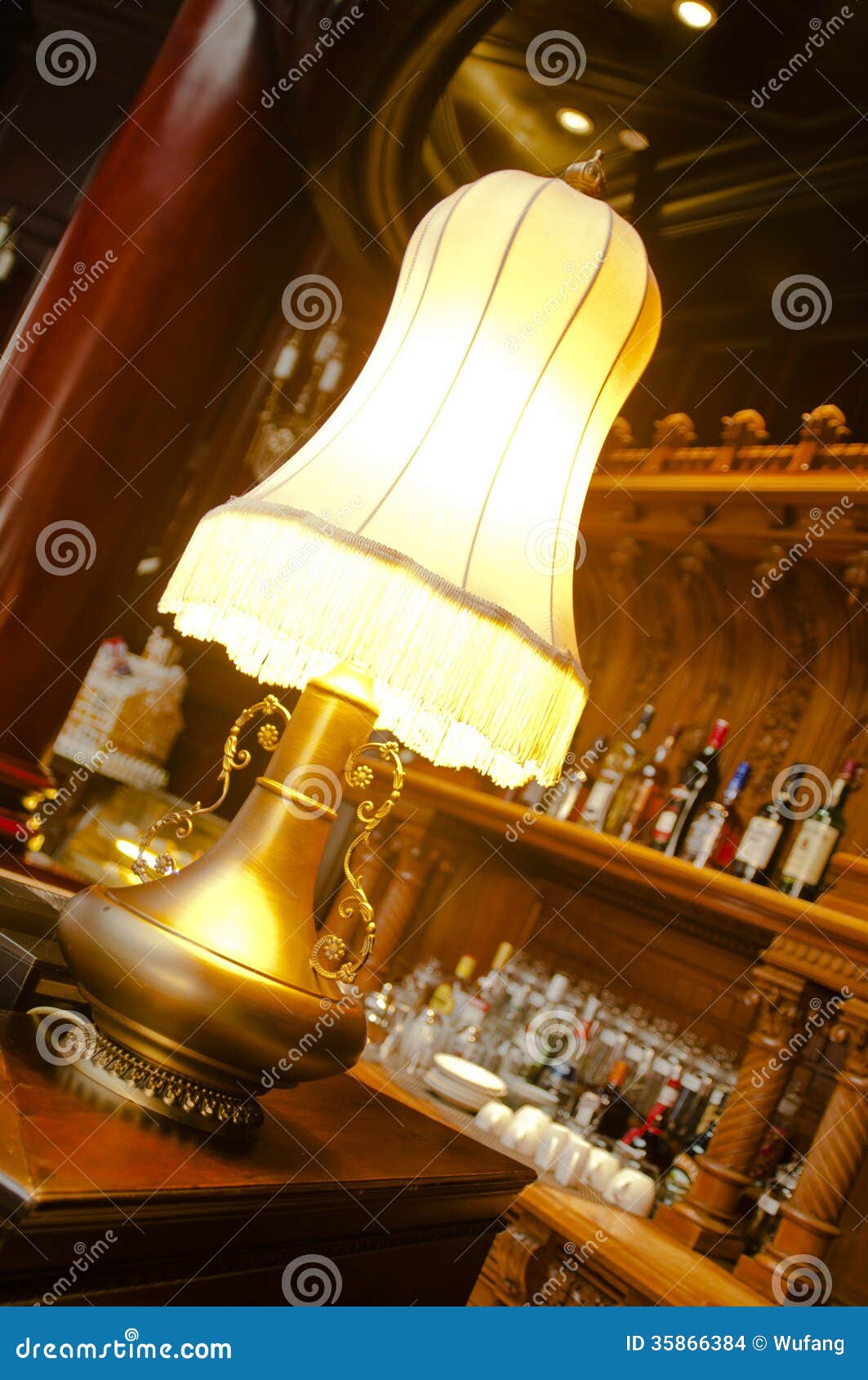 Bar lamp stock photo. Image of breakfast, bookshelf, internet - 35866384