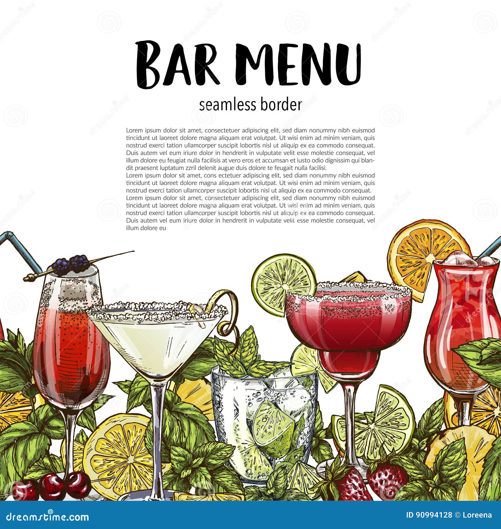 Bar Border Stock Illustrations – 18,575 Bar Border Stock Illustrations ...