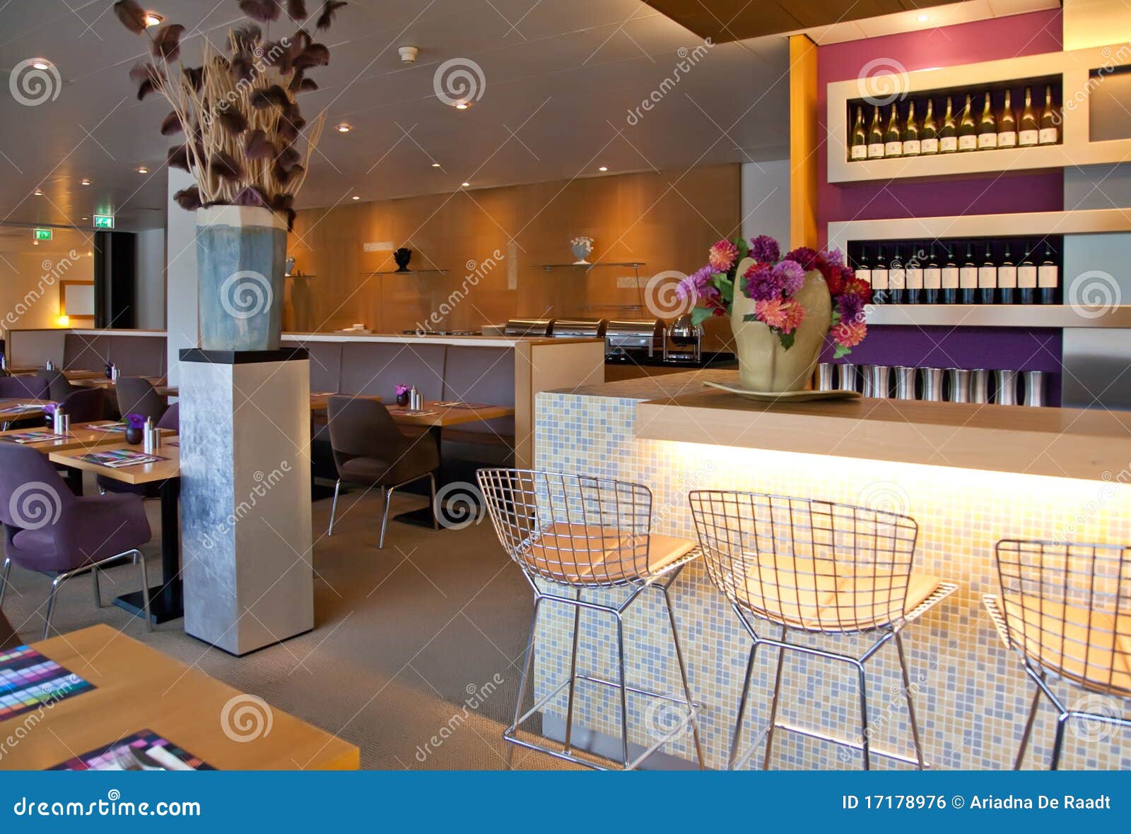 Bar place in restaurant stock photo. Image of seat, furniture - 17178976