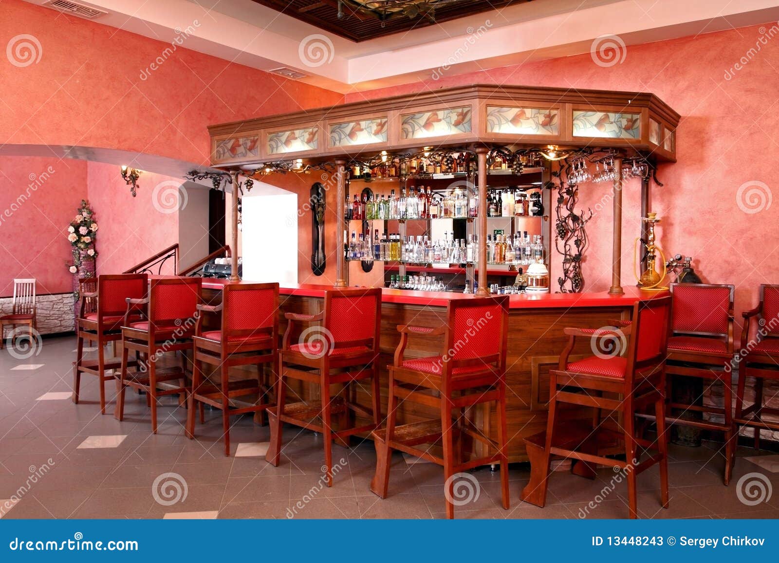 Bar rack stock image. Image of household, cafe, home - 13448243