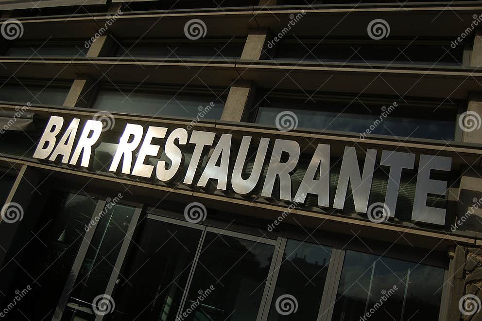 Bar Restaurant entrance stock photo. Image of architecture - 2688600
