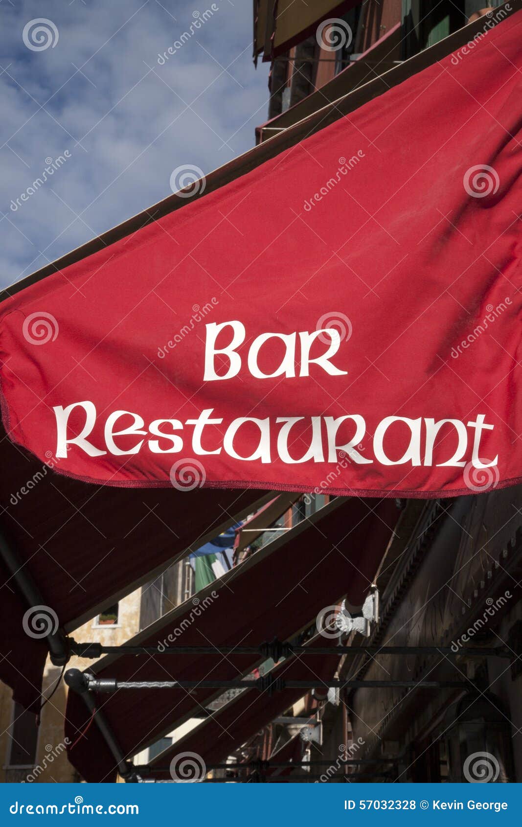 Bar and Restaurant Sign stock photo. Image of sign, restaurant - 57032328