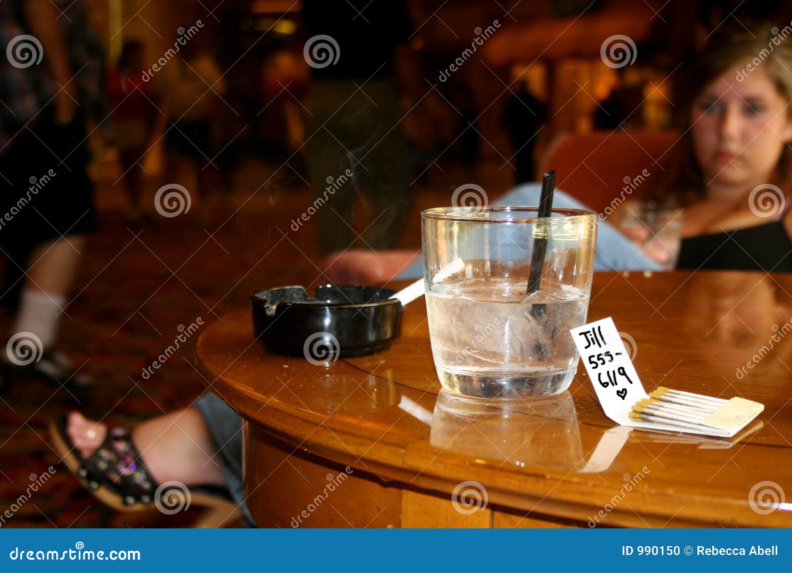 Bar Scene. stock photo. Image of number, feminine, alone - 990150