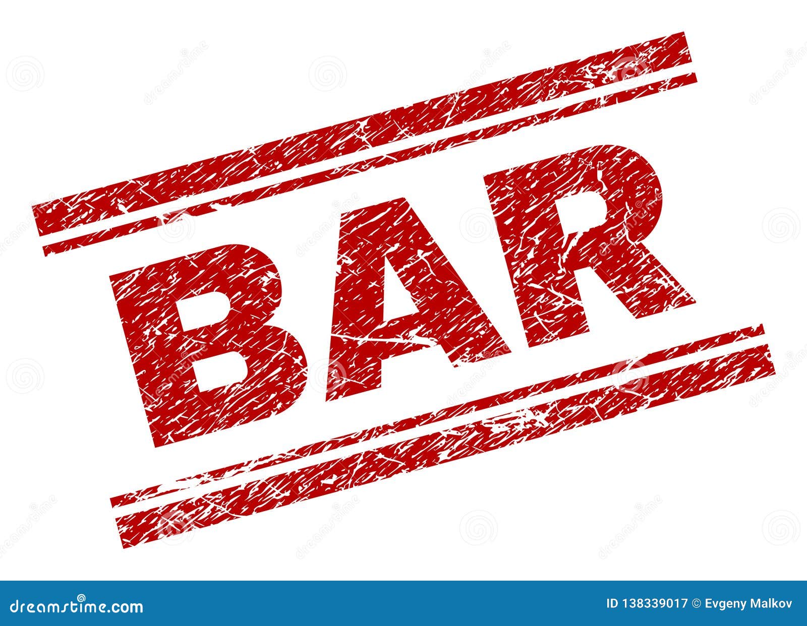 Grunge Textured BAR Stamp Seal Stock Vector - Illustration of draft ...