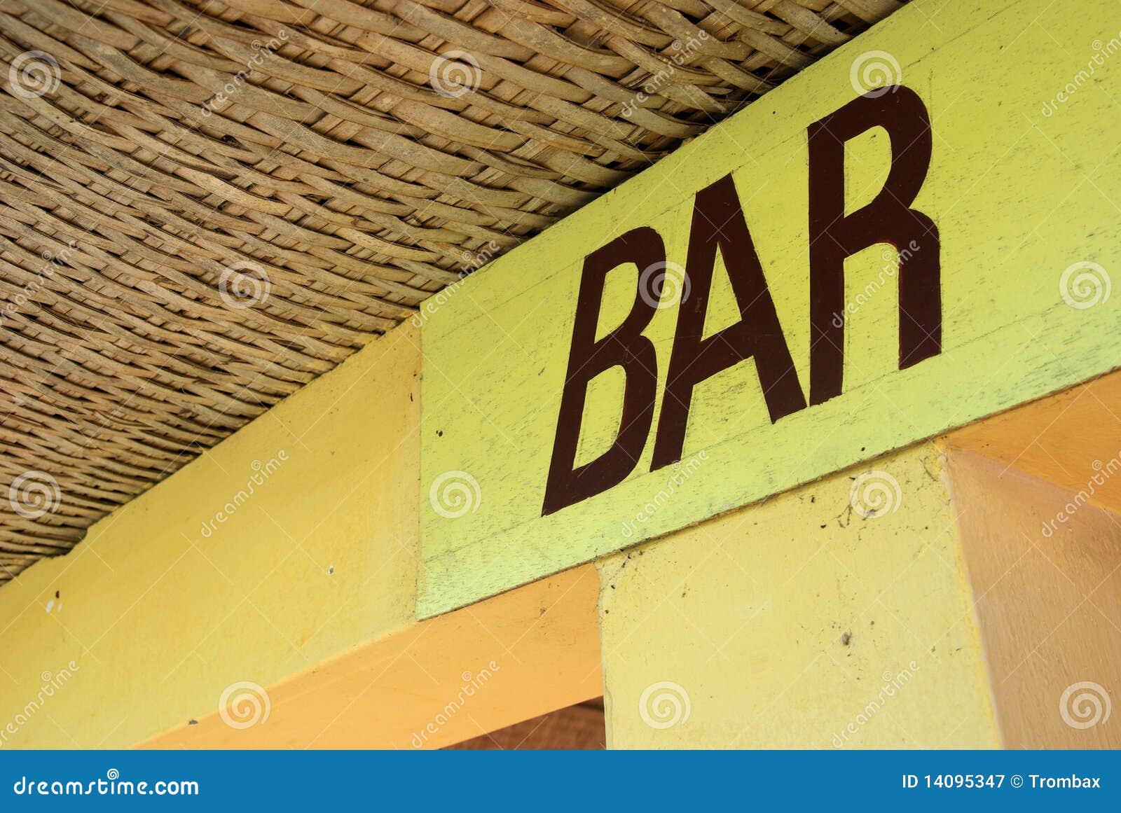 Bar sign stock image. Image of sign, advertising, text - 14095347