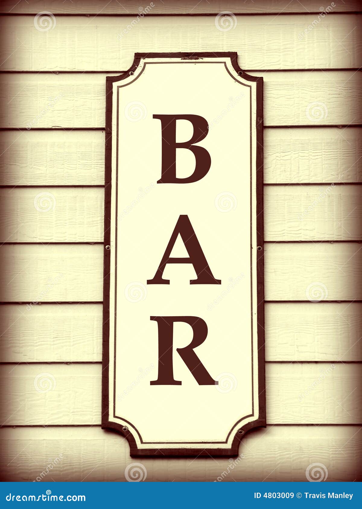 Bar Sign Royalty Free Stock Images - Image: 4803009