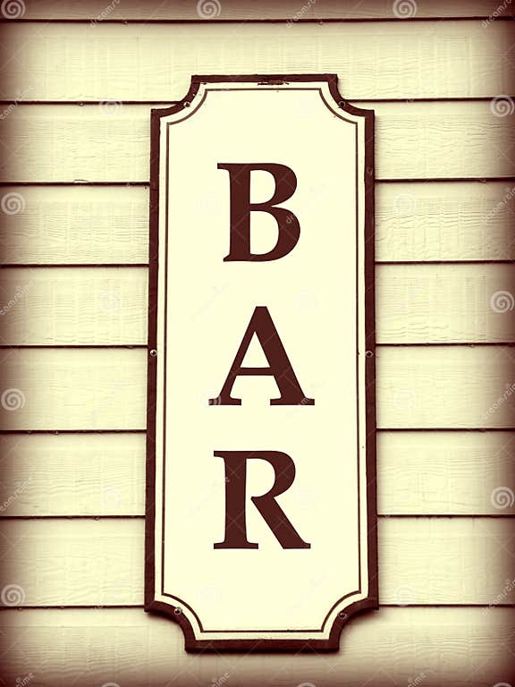 Bar Sign stock image. Image of tavern, board, aged, business - 4803009