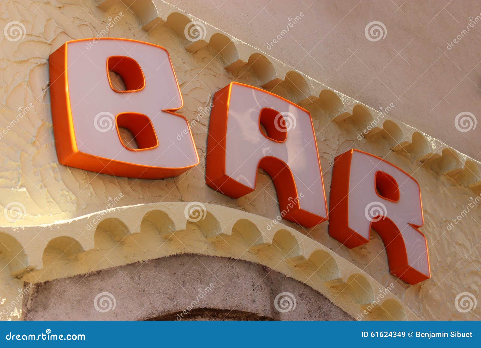 Bar Sign stock image. Image of colorful, leisure, design - 61624349
