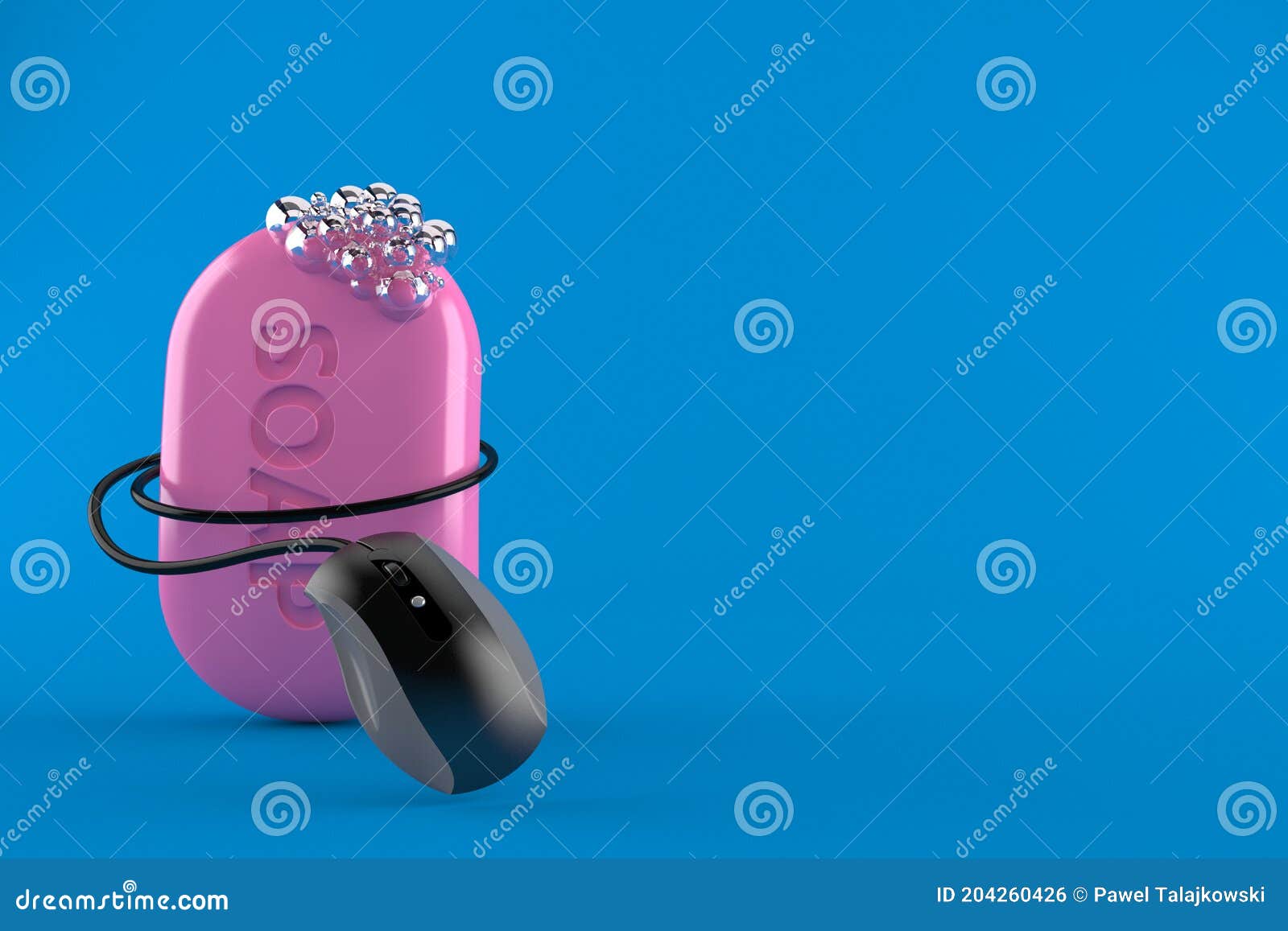 Bar of Soap with Computer Mouse Stock Illustration - Illustration of ...