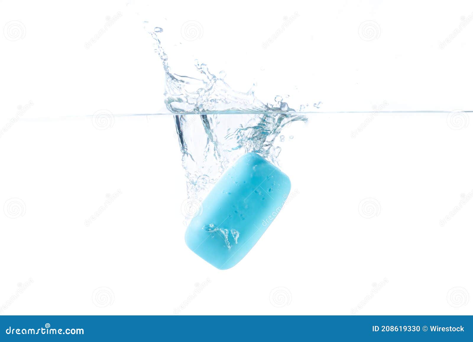 Bar of Soap Dropped in the Water Creating a Splash - Beating ...