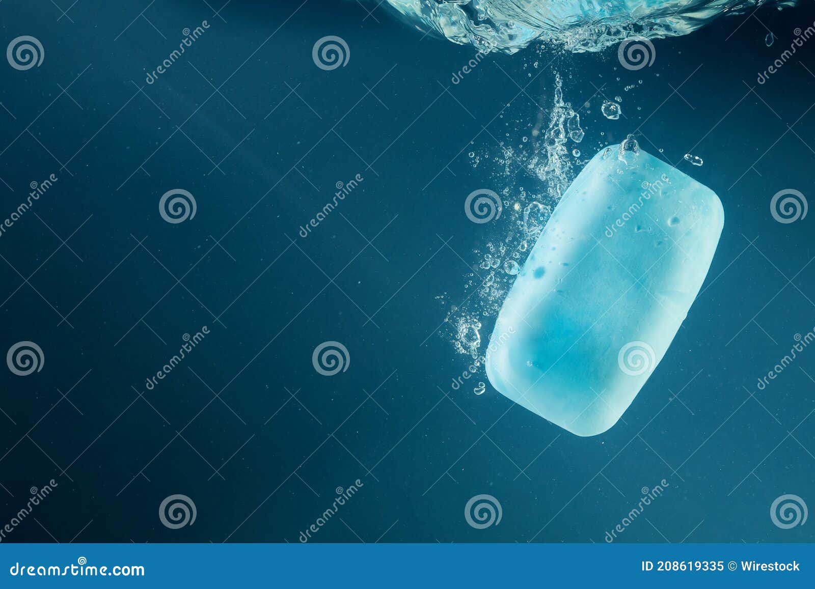 Bar of Soap Dropped in the Water Creating a Splash - Beating ...