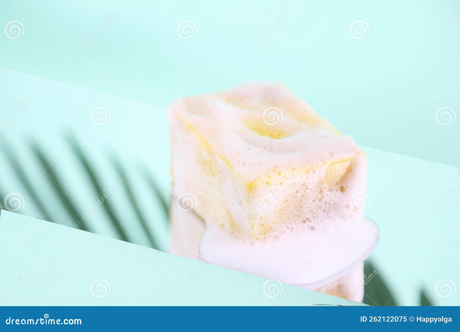 Bar of Solid Soap Foamy Yellow Soap Stock Image - Image of bathing ...
