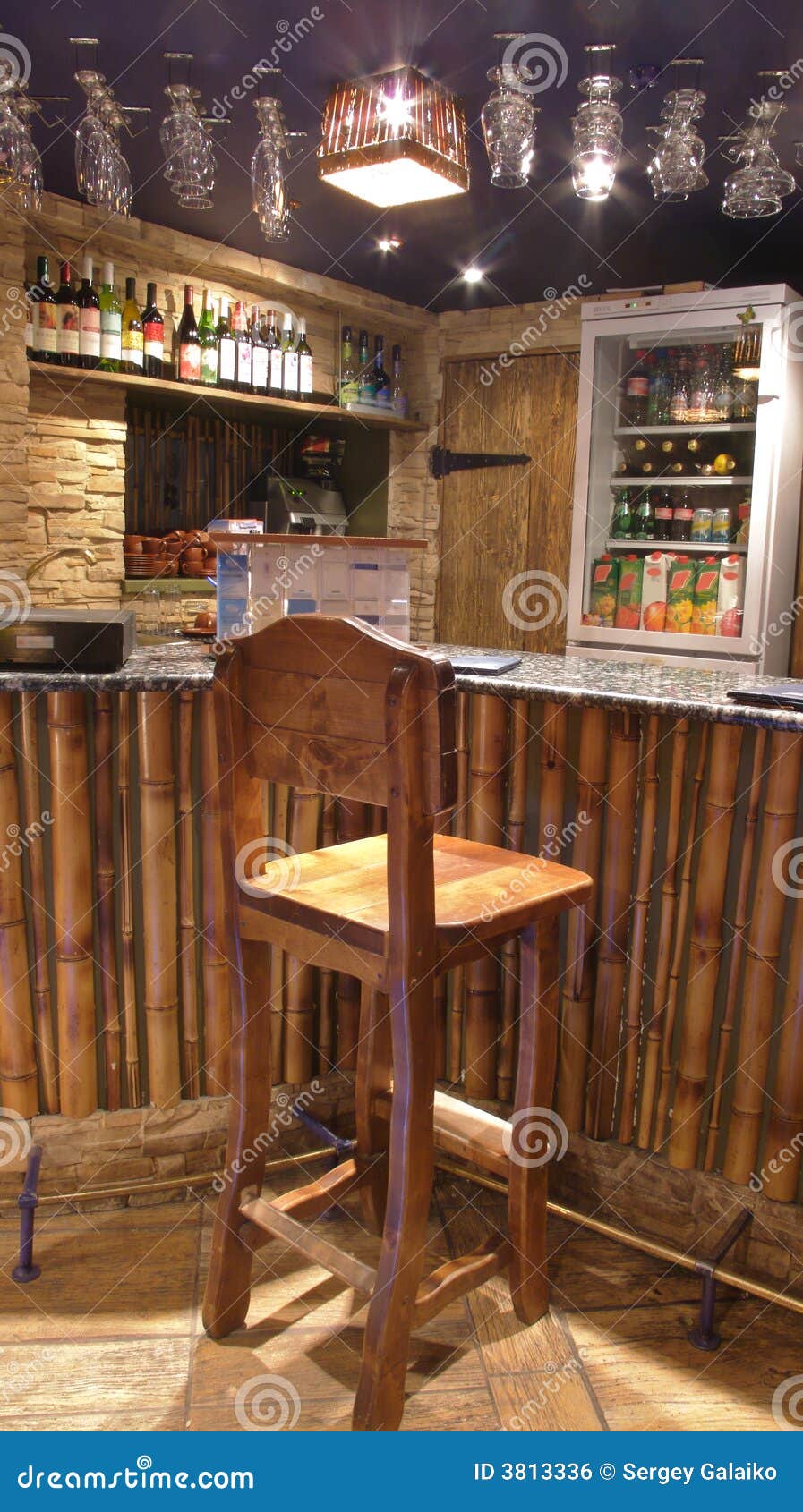 Bar stool. stock photo. Image of serve, stool, dinner - 3813336